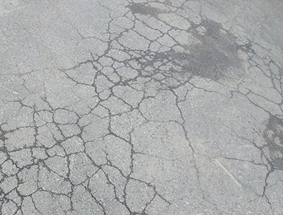 Fissure asphalte Drummondville